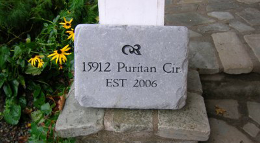 Custom Engraved Garden Stone by Adirondack Stone Works | Free Shipping